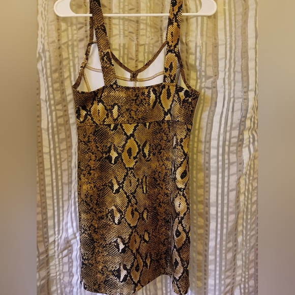 Zara | Dresses | Zara Snake Skin Pattern Dress | Poshmark